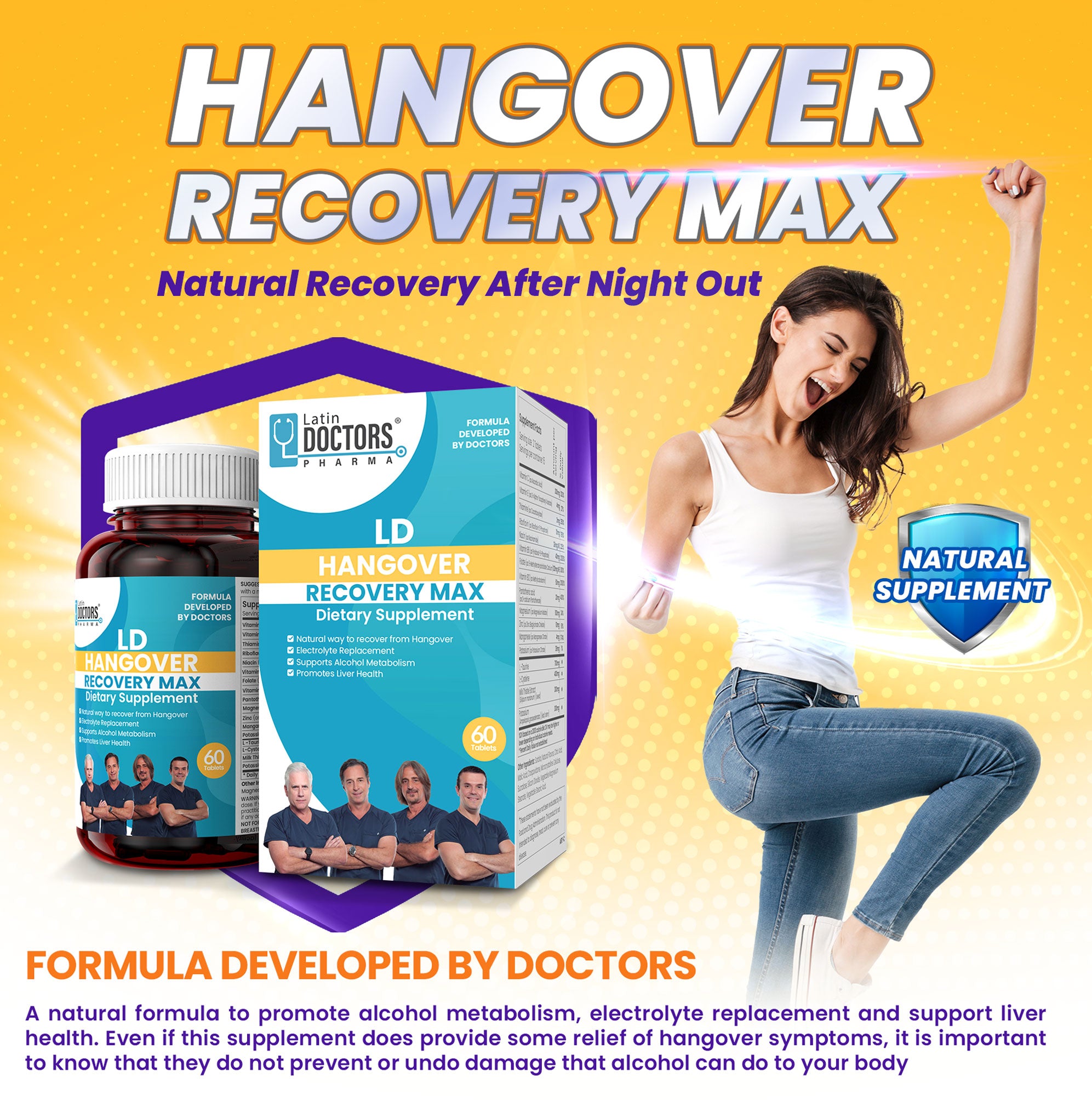 LD HANGOVER RECOVERY MAX – Latin Doctors