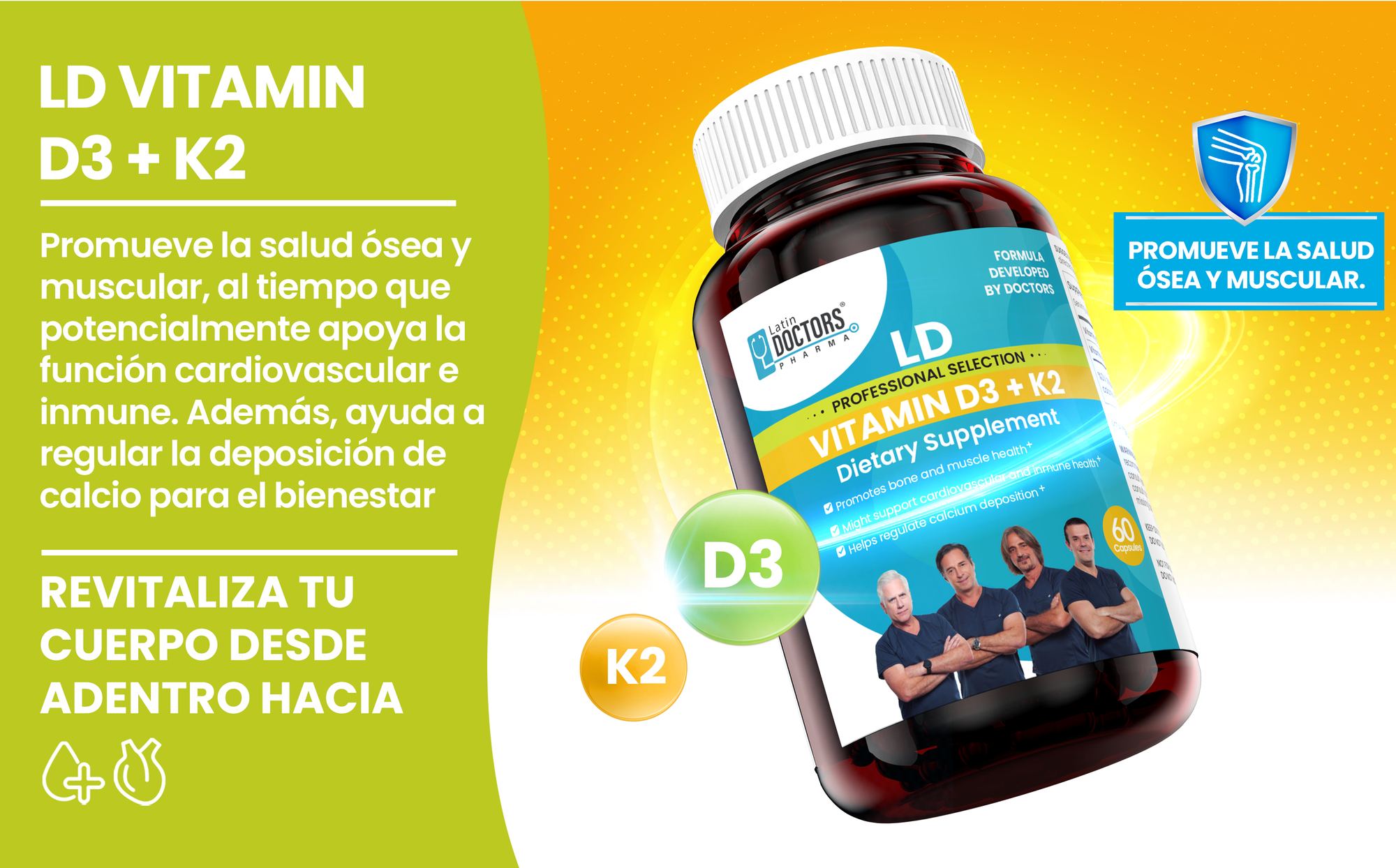LD VITAMIN D3+K2 – Latin Doctors